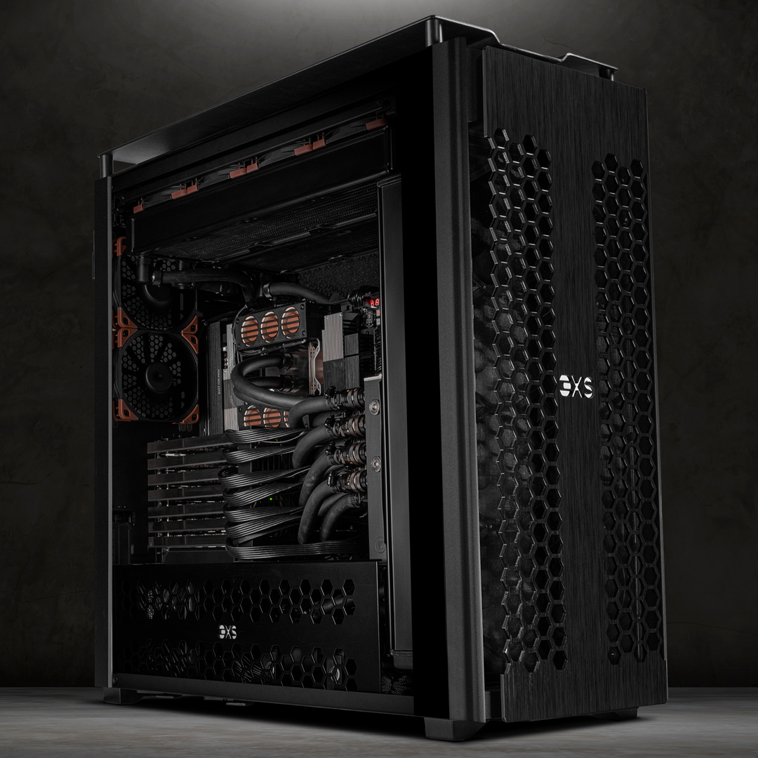 Watercooled AMD Threadripper Deep Learning Workstation - 3XS