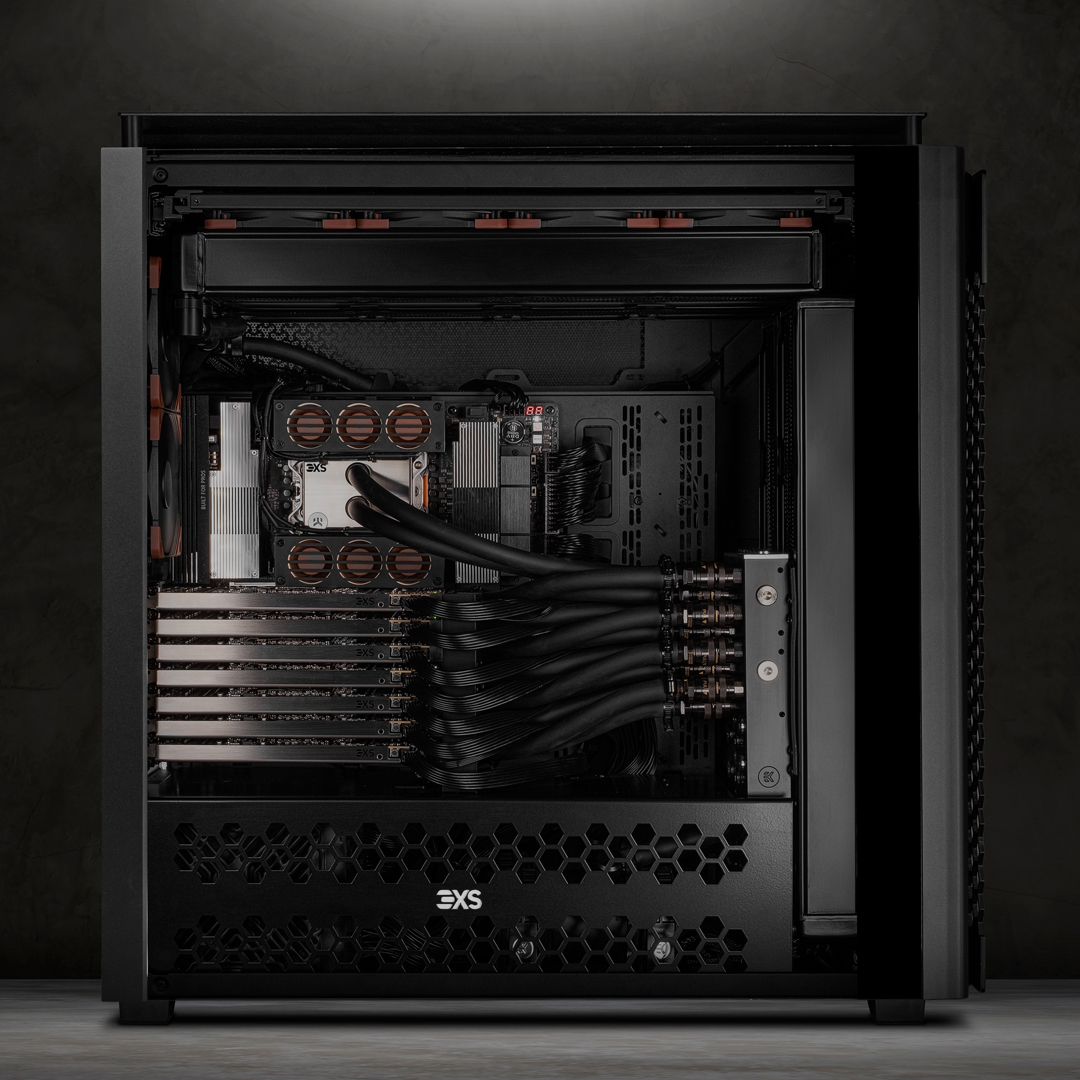 Watercooled AMD Threadripper Deep Learning Workstation - 3XS