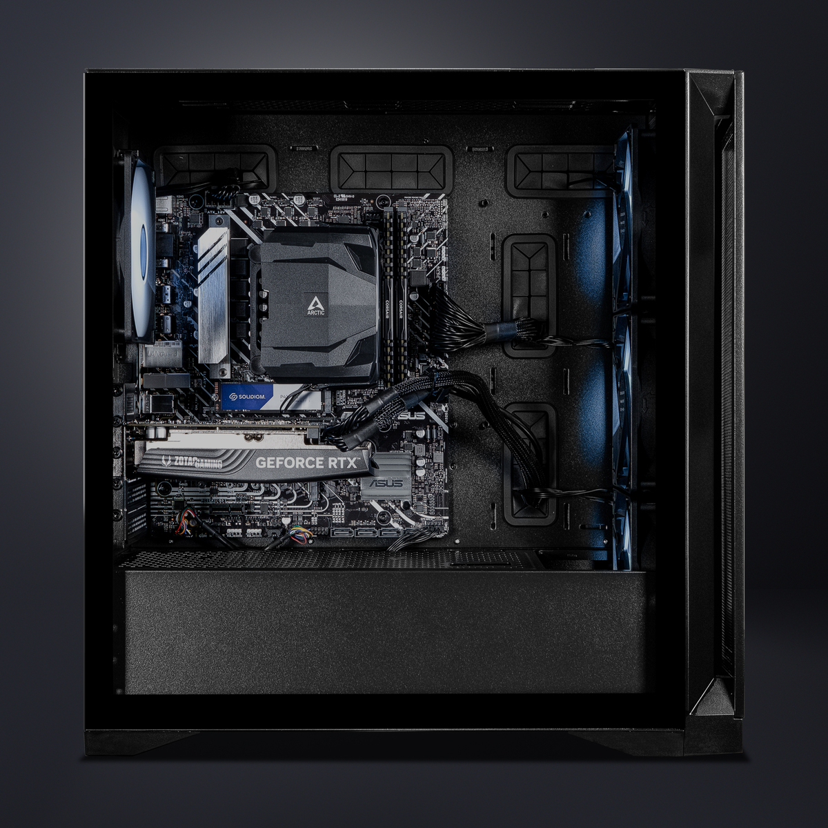 Custom built gaming PC with an Intel Core i5 12400F and - 3XS
